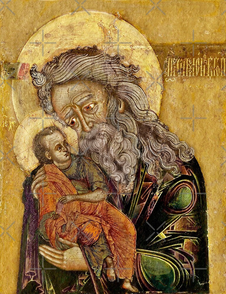 "Simeon Holding Christ Child c1800" by dianegaddis | Redbubble