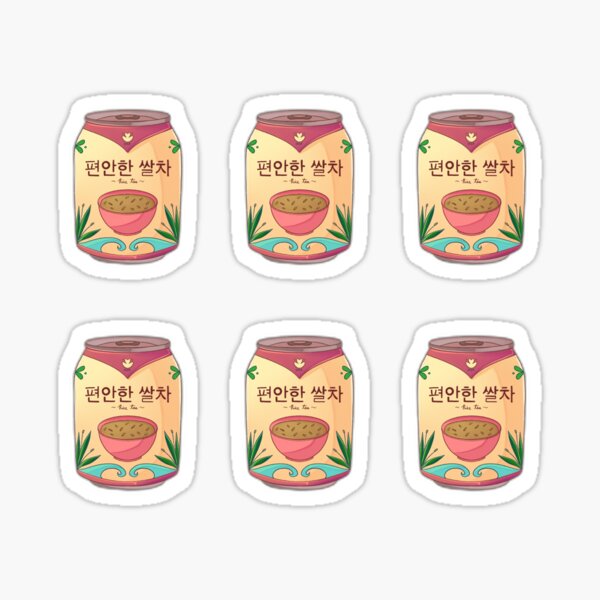 "Korean Rice Tea" Sticker by Sholitta | Redbubble