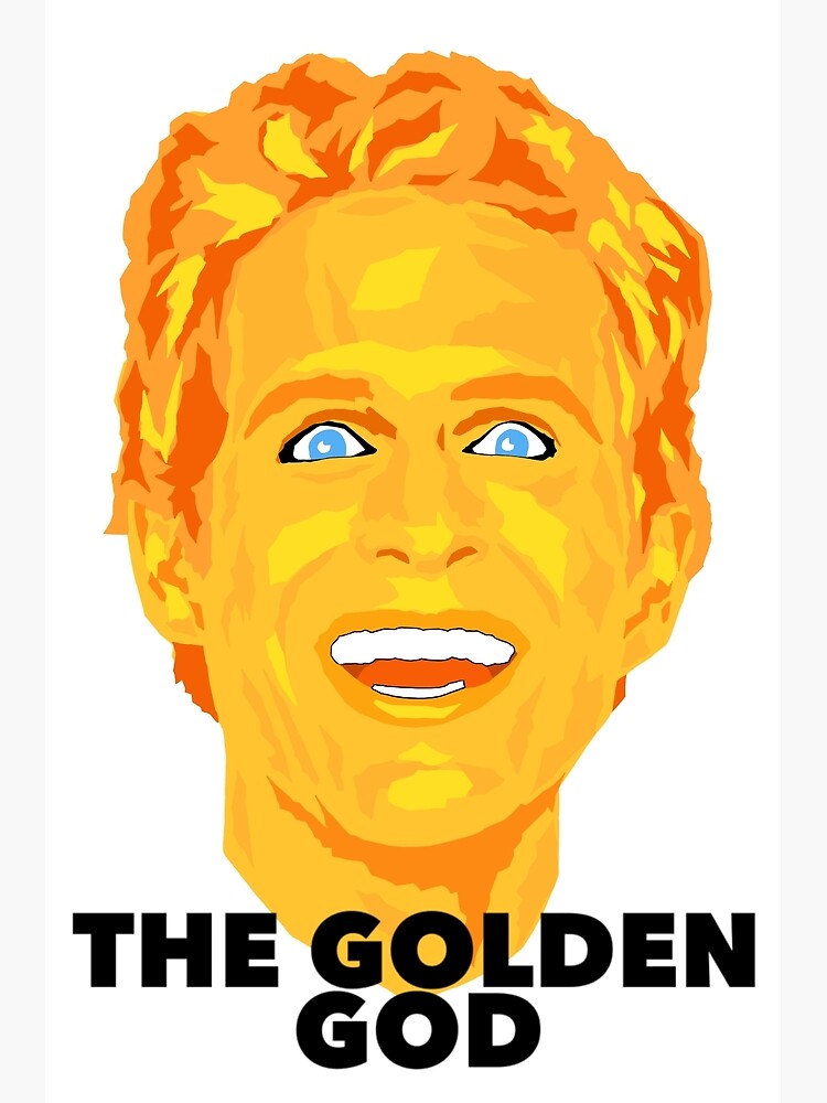 "Golden God Design " Poster by SimpleDees | Redbubble