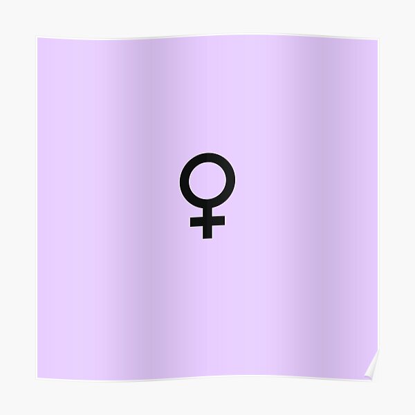 "Venus (purple background)" Poster for Sale by dlpalmer | Redbubble