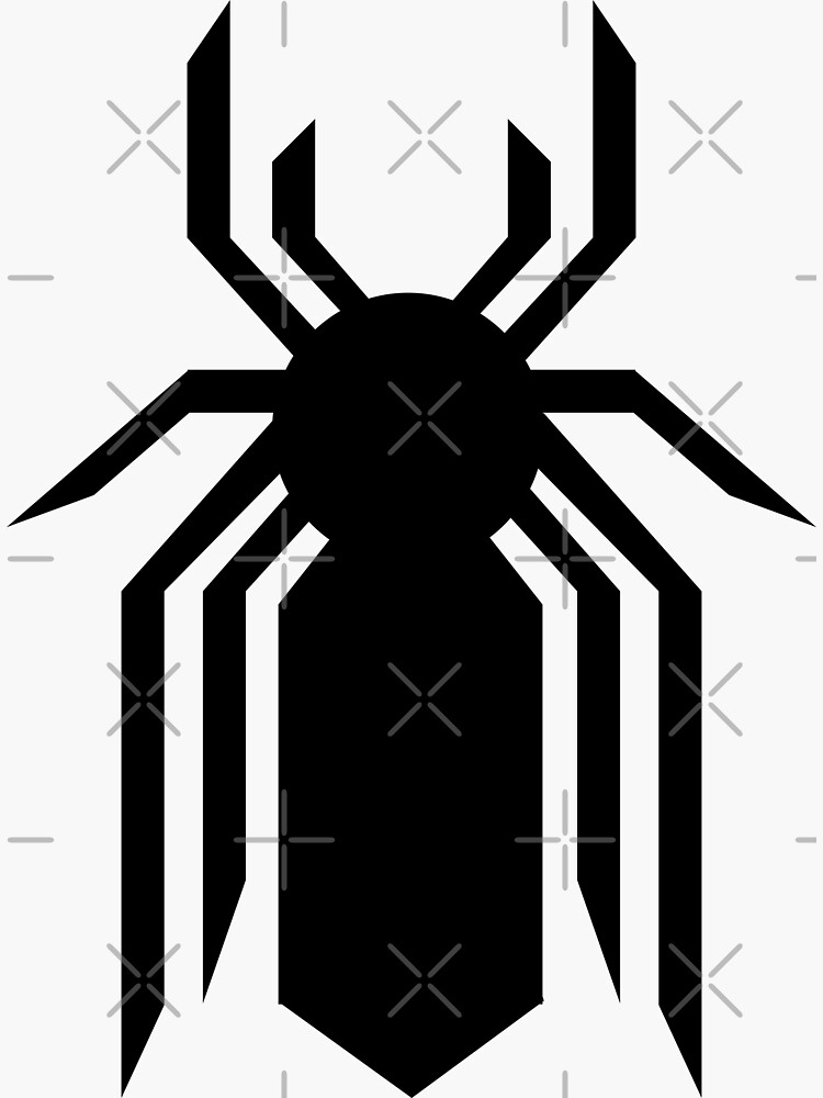 "Not a Spider logo .." Sticker for Sale by dumefro | Redbubble