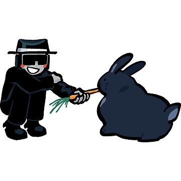 "Forsaken : Chance and his FAT AH BUNNY Spade" Sticker for Sale by ...