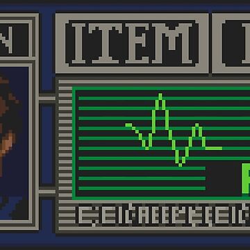 "Resident Evil Leon Kennedy Pixel Art " Sticker by AlleenasPixels ...