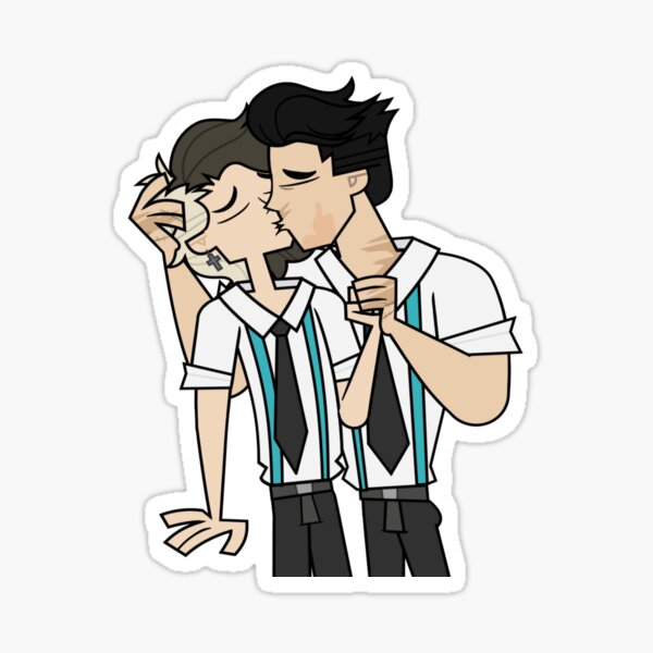 "Tom X Aiden kiss Disventure Camp, Adventure camp" Sticker for Sale by ...