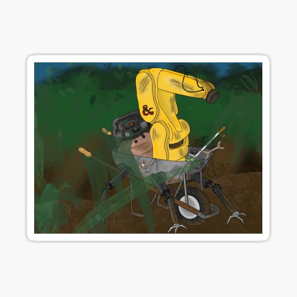 "FANUC on the Move" Sticker for Sale by Vlacklerxie | Redbubble