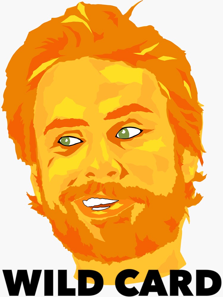 "Wild Card Design " Sticker by SimpleDees | Redbubble