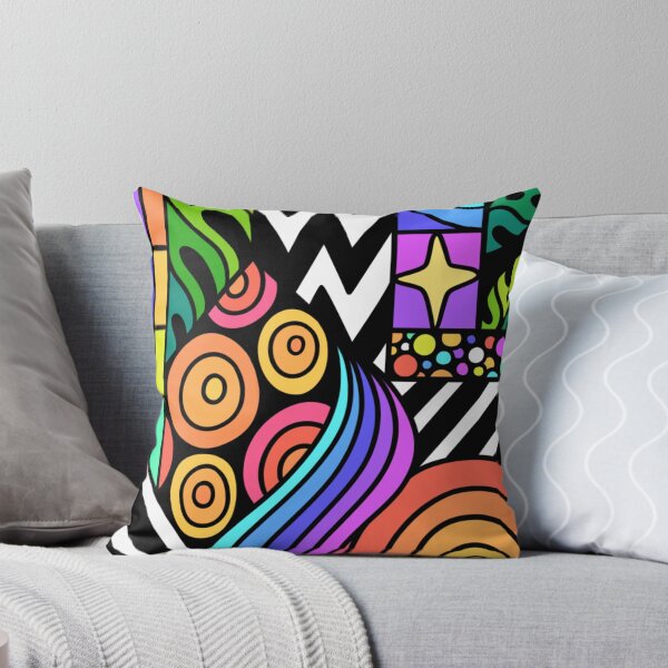 "Azzy" Pillow for Sale by azzurroarts | Redbubble