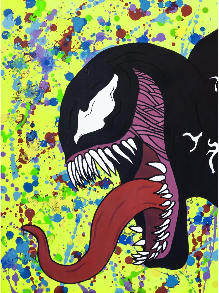 "Symbiote Splatter" Sticker for Sale by Art-by-Lark | Redbubble
