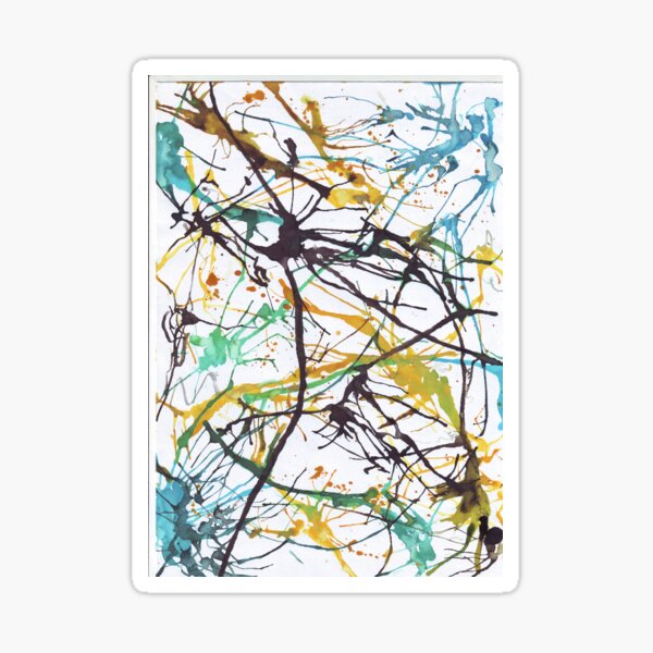 "Color splash x3" Sticker by GAB212 | Redbubble