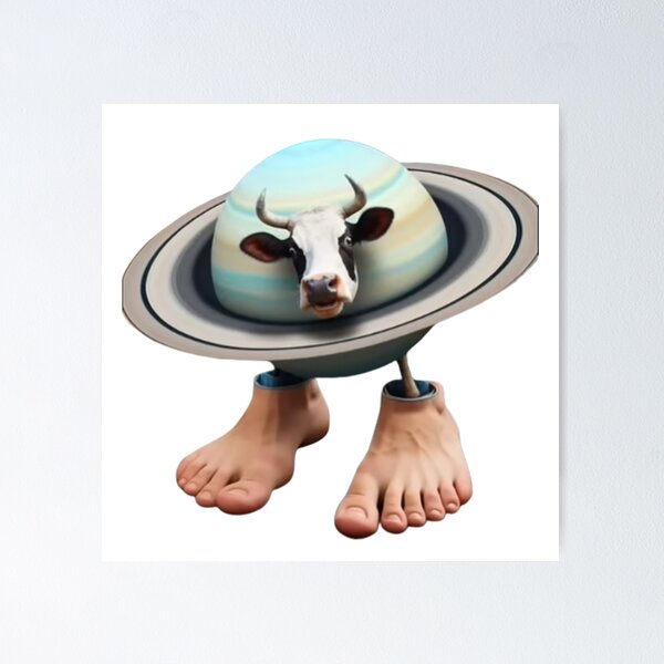 "La vaca Saturno Saturnita (Italian Brainrot) " Poster for Sale by ...