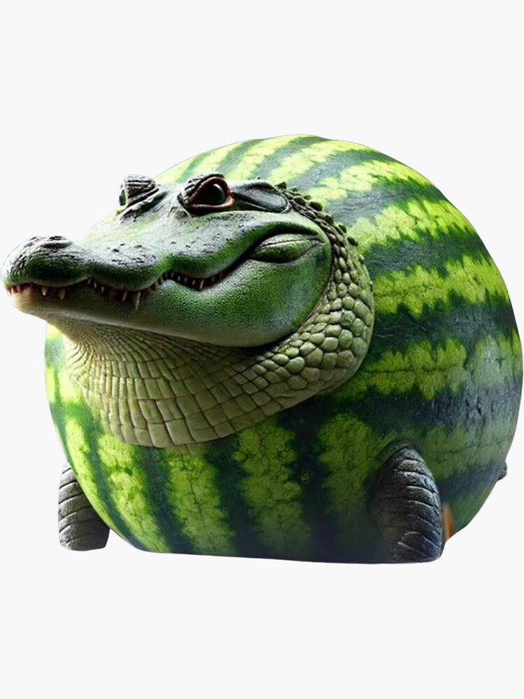 "Glorbo Fruttodrillo (Italian Brainrot) " Sticker for Sale by ...