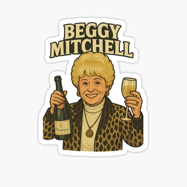 "Beggy Mitchell Bag" Sticker for Sale by DalyIndieDesign | Redbubble