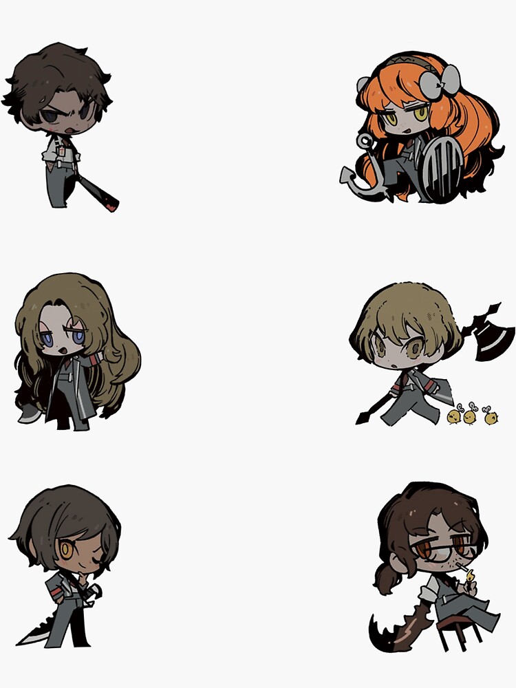 "Limbus Company | Sinners NO. 7-13 Sticker Set" Sticker for Sale by ...