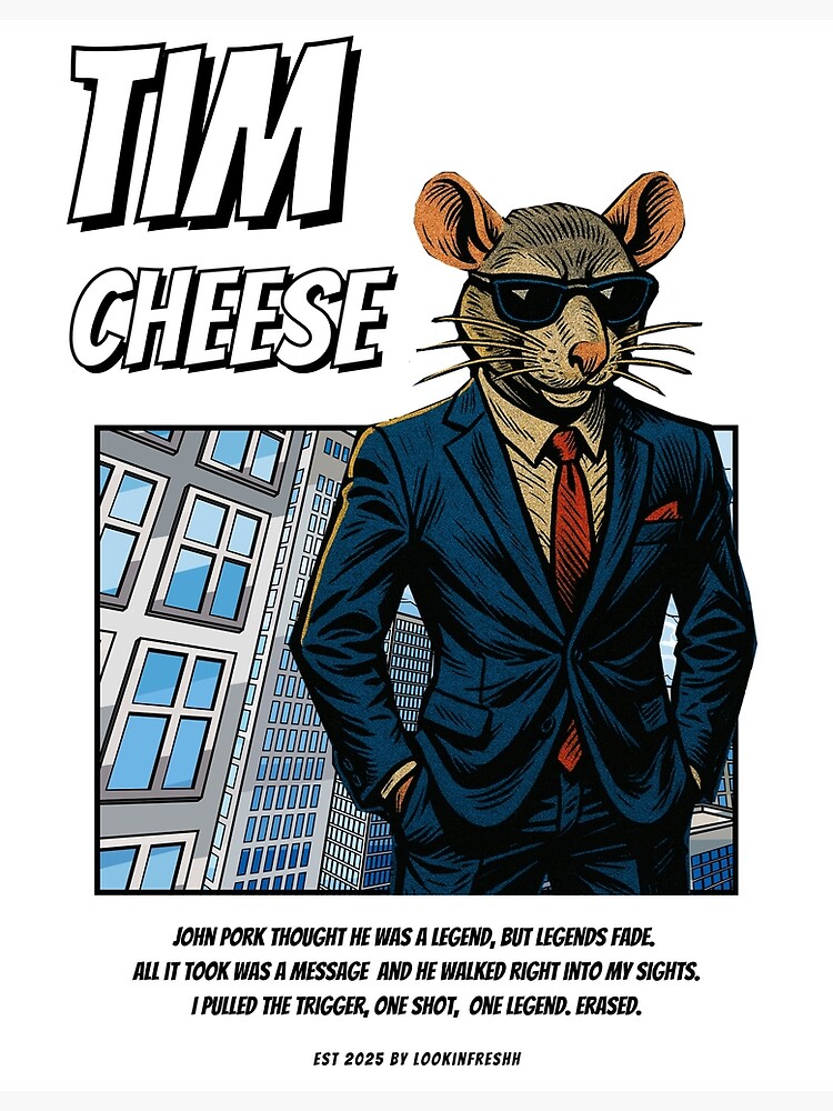 "Tim Cheese 90's Comic Style (Italian Brainrot)" Poster for Sale by ...