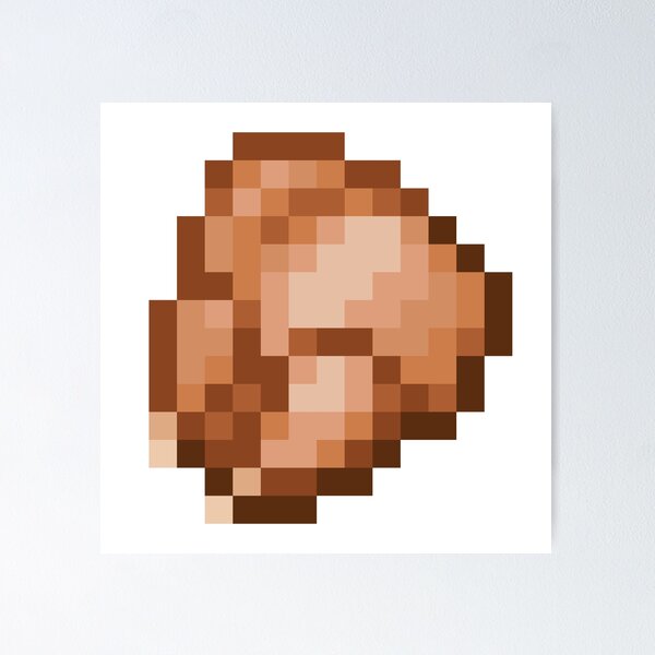 Minecraft Cooked Chicken Pixel Art