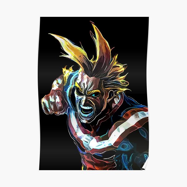 All Might Posters | Redbubble