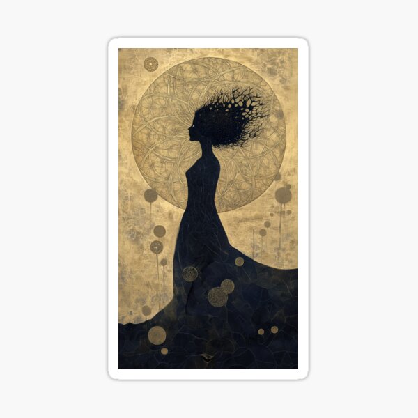 "Kalliope Astrid." Sticker for Sale by Neuromech | Redbubble