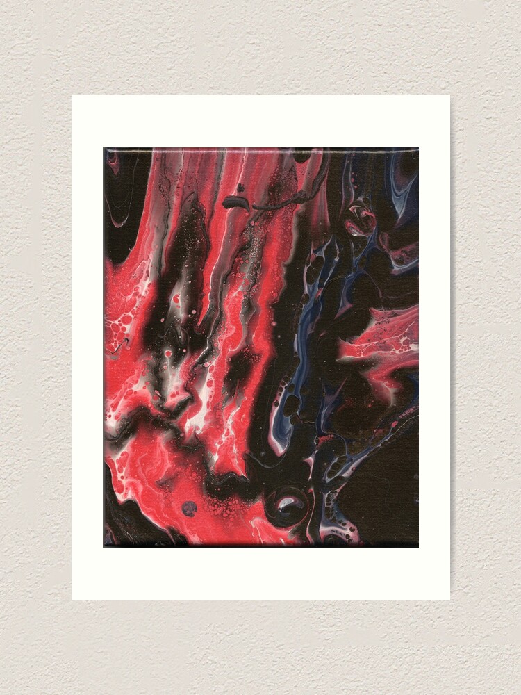 "Aja - Fluid Acrylic Painting" Art Print for Sale by NWVintageFinds ...