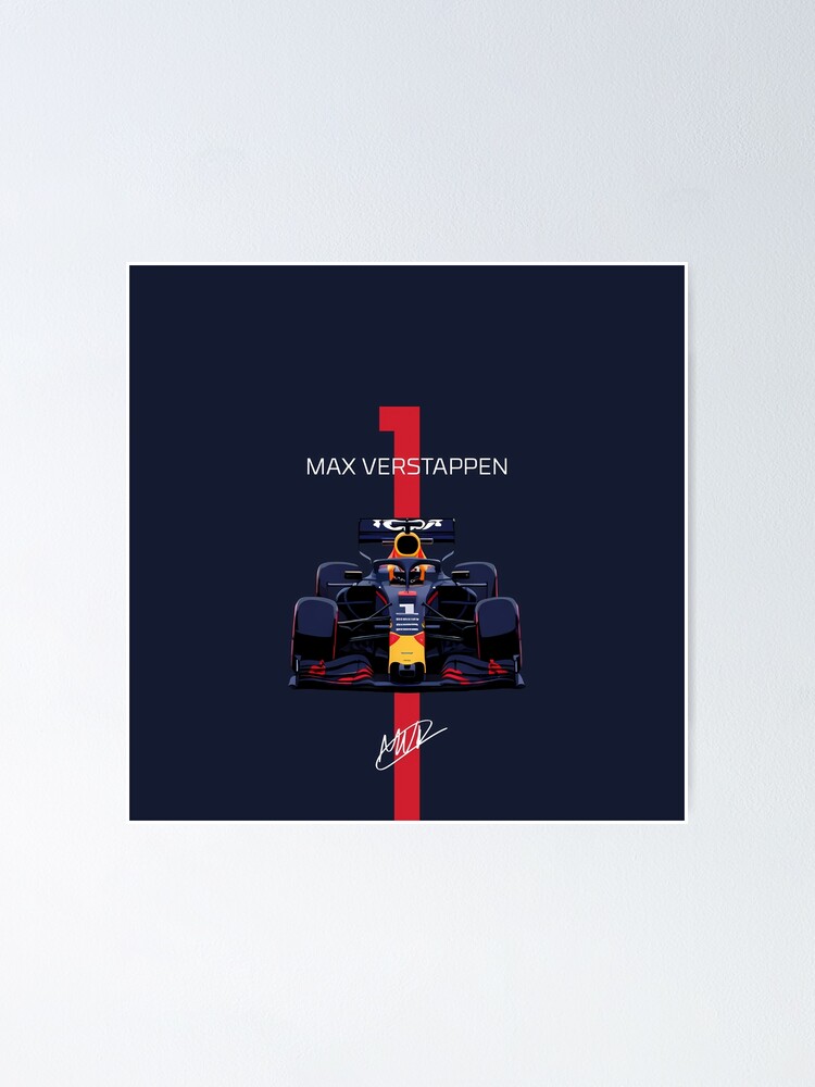 "Verstappen F1 Victory Art - F1 Driver & Car Graphic | Racing Number ...
