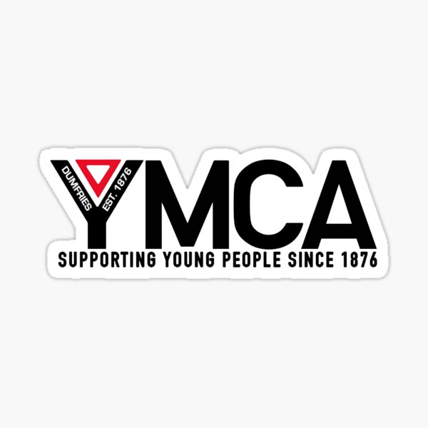 "YMCA logo" Sticker for Sale by tigercub000 | Redbubble