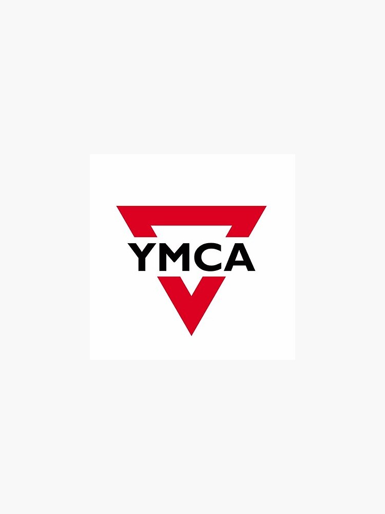 "YMCA triangle logo" Sticker for Sale by tigercub000 | Redbubble