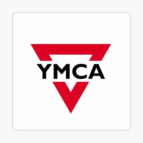 "YMCA triangle logo" Sticker for Sale by tigercub000 | Redbubble