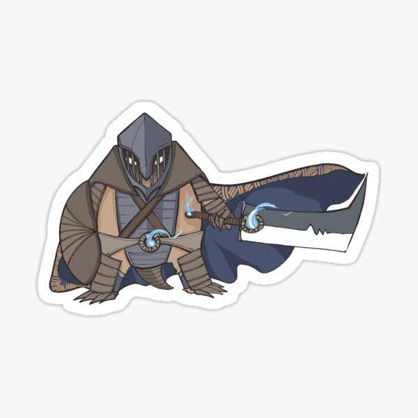 "Armadillo Knight Swordsman Cool" Sticker for Sale by LoudMouseCrew ...