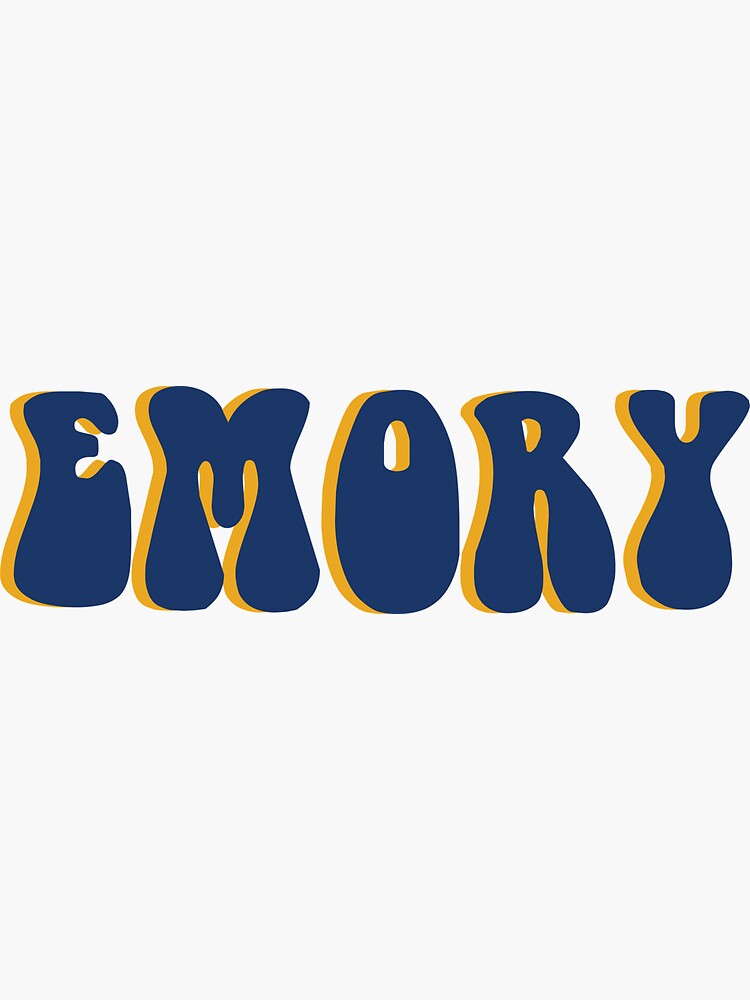 "Emory Sticker" Sticker for Sale by cmg1231017 | Redbubble
