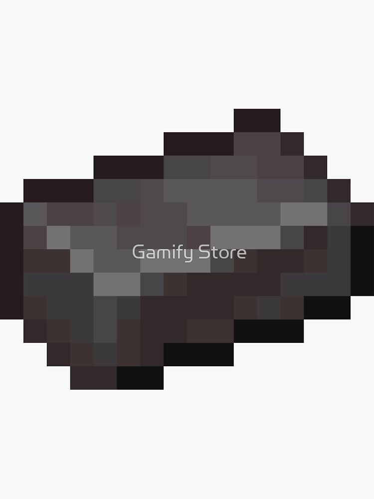 "Minecraft Netherite Ingot" Sticker for Sale by Marek Kubala | Redbubble