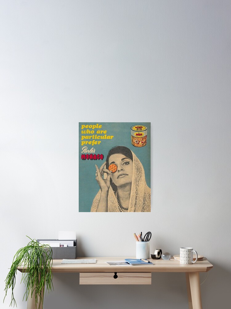 "Vintage Parle Monaco Ad | Particular People Aesthetic" Poster for Sale by DTee s | Redbubble