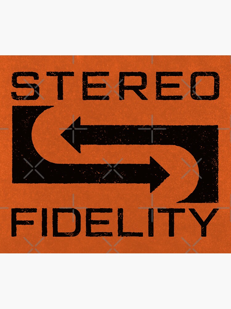 "Stereo Fidelity Vintage LP Record" Sticker for Sale by jasoncastillo ...