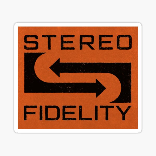 "Stereo Fidelity Vintage LP Record" Sticker for Sale by jasoncastillo ...