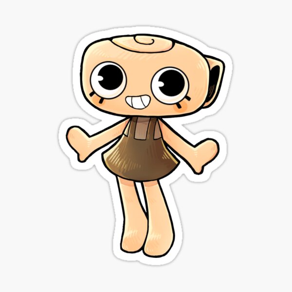 "Dandy World Shelly" Sticker for Sale by sampurrie | Redbubble