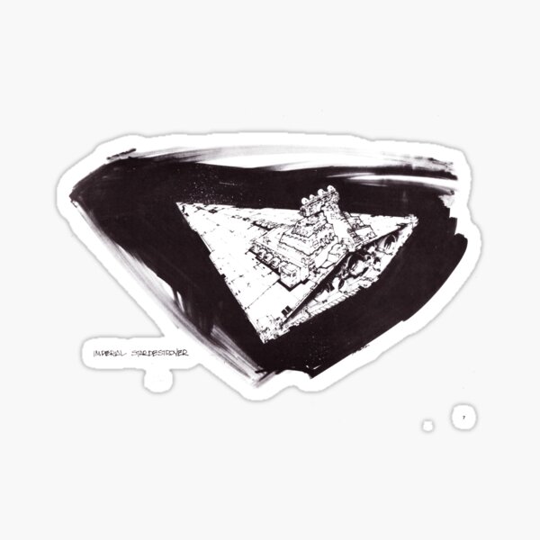 "star destroyer" Sticker for Sale by derek86 | Redbubble