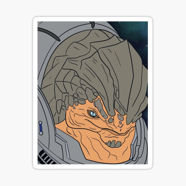 "Mass effect Grunt" Sticker for Sale by TheArtfulJackal | Redbubble
