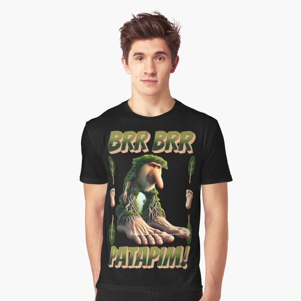 "Brr Brr patapim italian brainrot meme" Sticker by LayersDesign | Redbubble