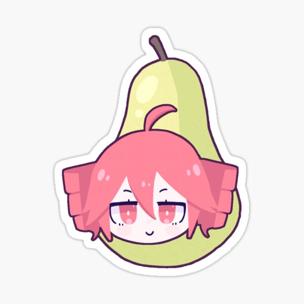 "Pear Teto" Sticker for Sale by NessaTesaShop | Redbubble