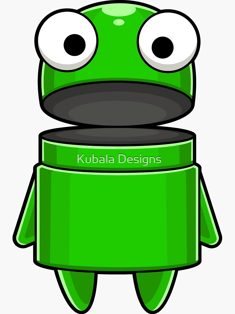 "REPO Game Green Cute Funny Character" Sticker for Sale by Darcekar ...