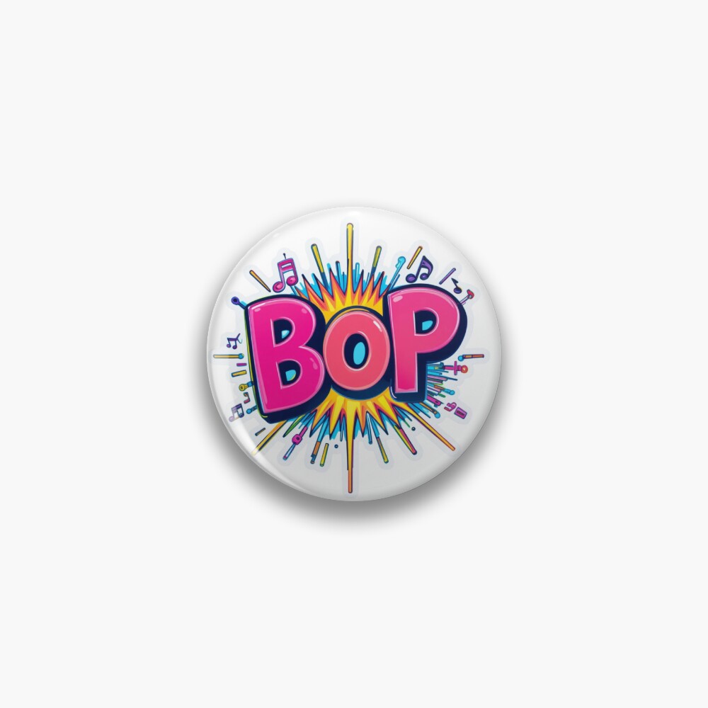 "Bop Vibes Sticker" Sticker by geyomi | Redbubble