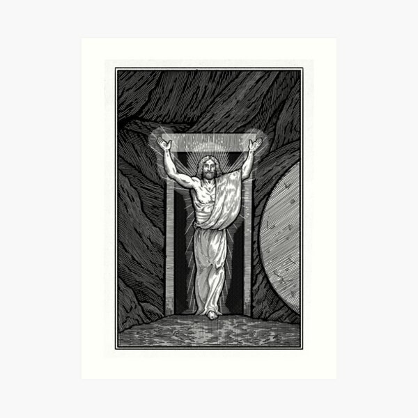 "The Empty Tomb" Art Print for Sale by godwinthescribe | Redbubble