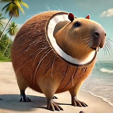 "Italian Brainrot Capybara: Capybarello Cocosini" Sticker for Sale by ...