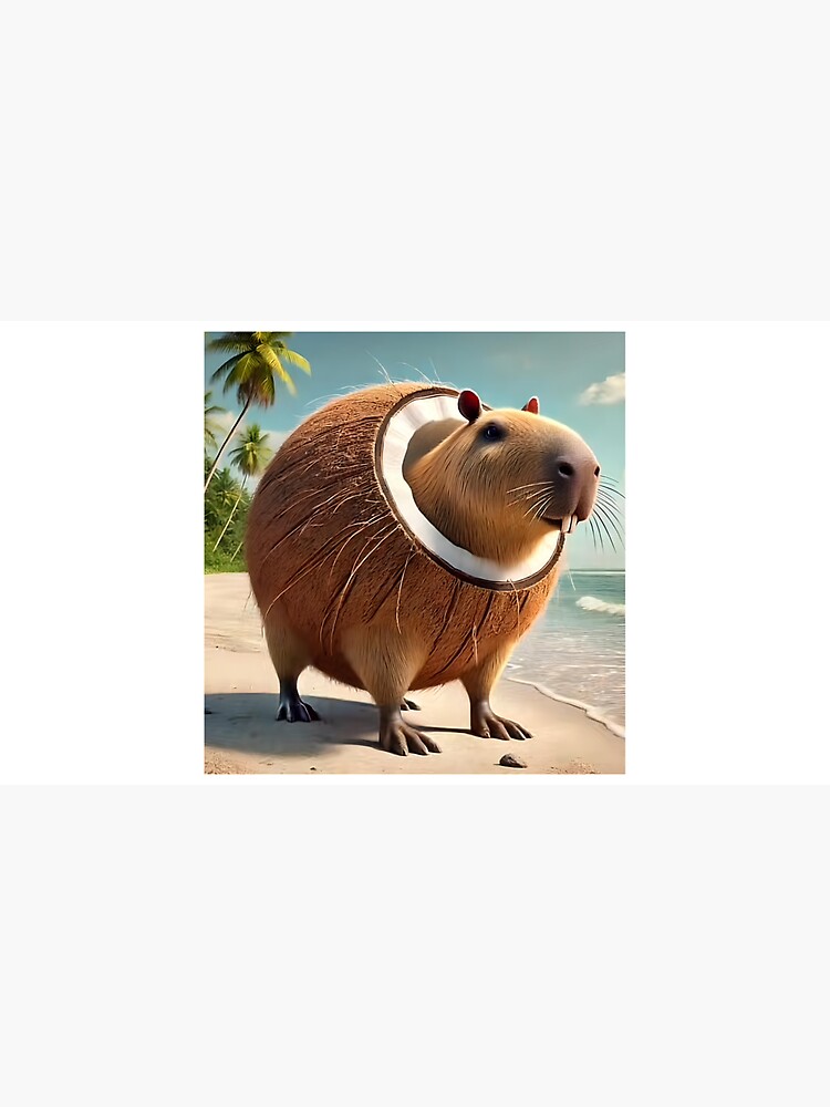 "Italian Brainrot Capybara: Capybarello Cocosini" Bucket Hat for Sale ...