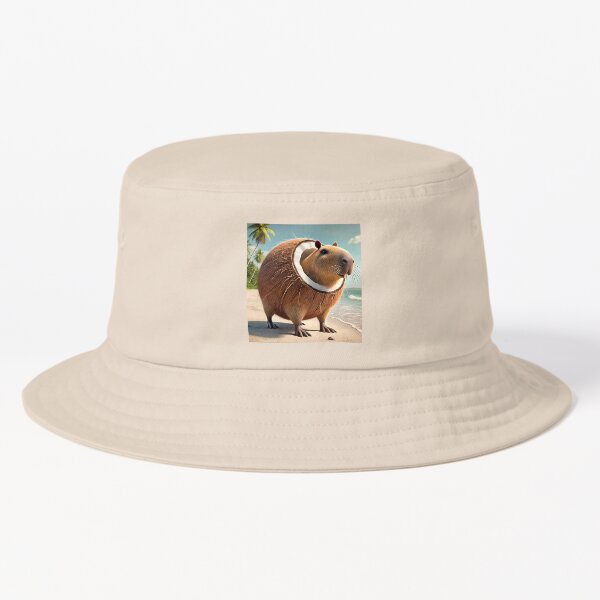 "Italian Brainrot Capybara: Capybarello Cocosini" Bucket Hat for Sale ...