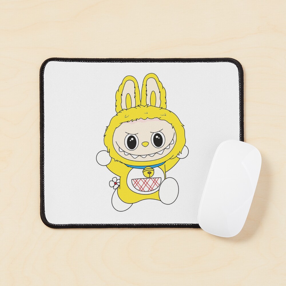 "Labubu as Doraemon: A Kawaii and Surprising Crossover" Sticker by ...