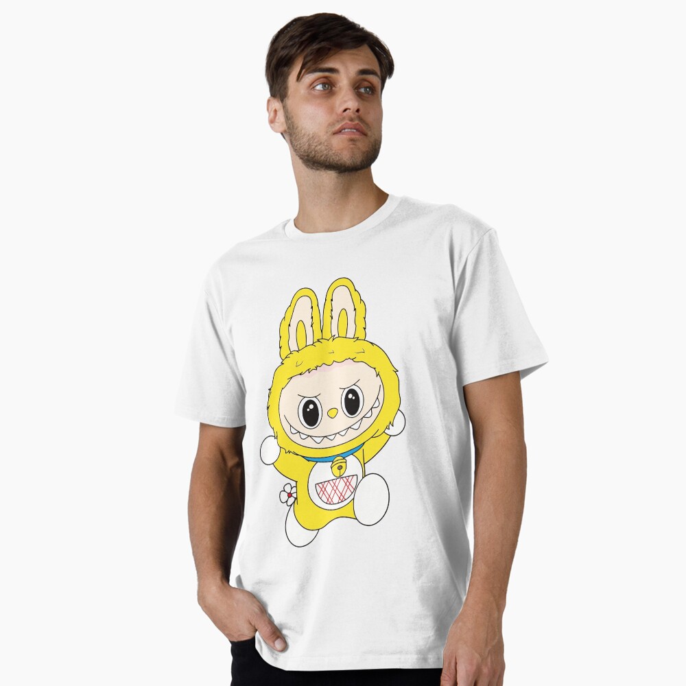 "Labubu as Doraemon: A Kawaii and Surprising Crossover" Sticker by ...