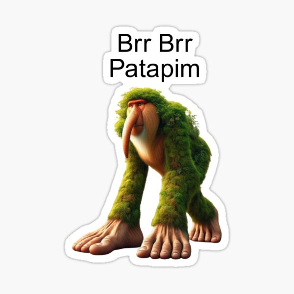 "Brr Brr Patapim" Sticker for Sale by killzak | Redbubble