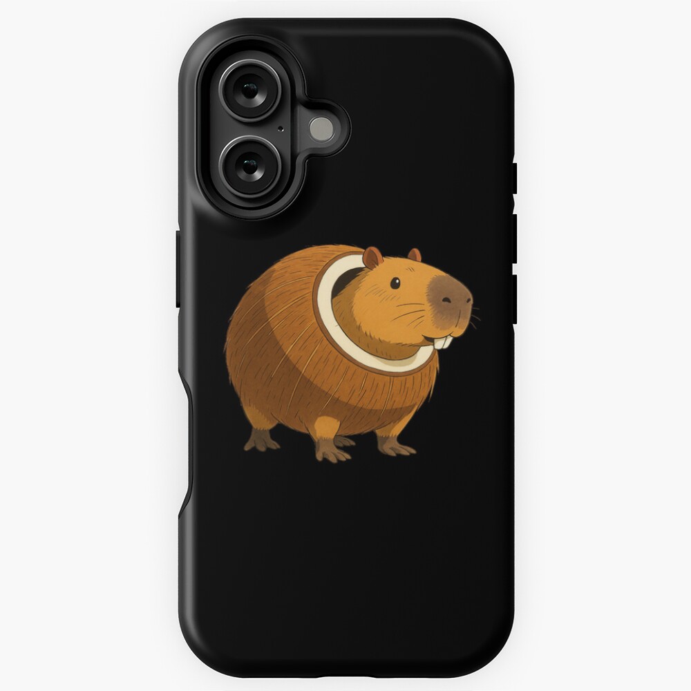 "Italian Brainrot Capybara: Capybarello Cocosini Cartoon " Sticker for ...