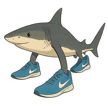 "Tralalero Tralala Brainrot Shark Cartoon Style" Sticker for Sale by ...