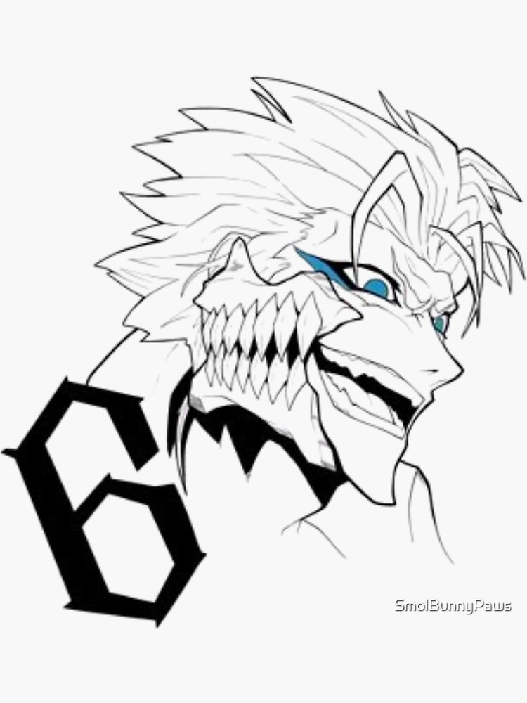 "espada number six" Sticker for Sale by SmolBunnyPaws | Redbubble