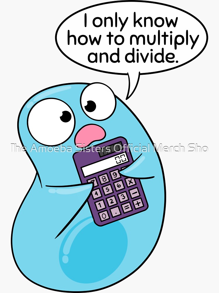 "Cell Math" Sticker for Sale by amoebasisters | Redbubble